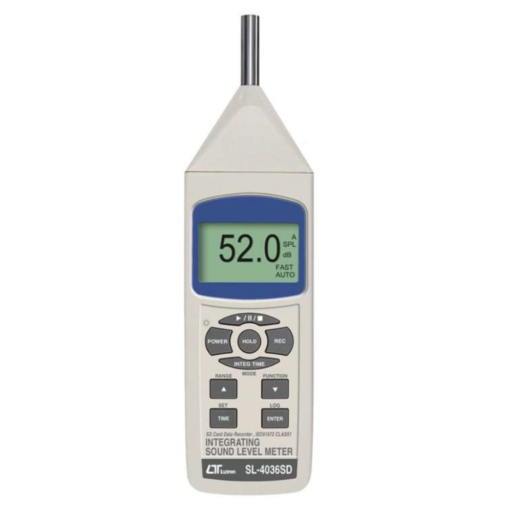 Lutron SL-4036SD Class 1 Sound Level Meter - Adex
