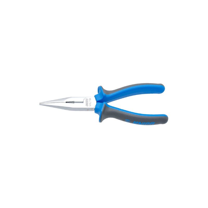 Unior Long nose pliers with side cutter and pipe grip, straight 508/1BI ...