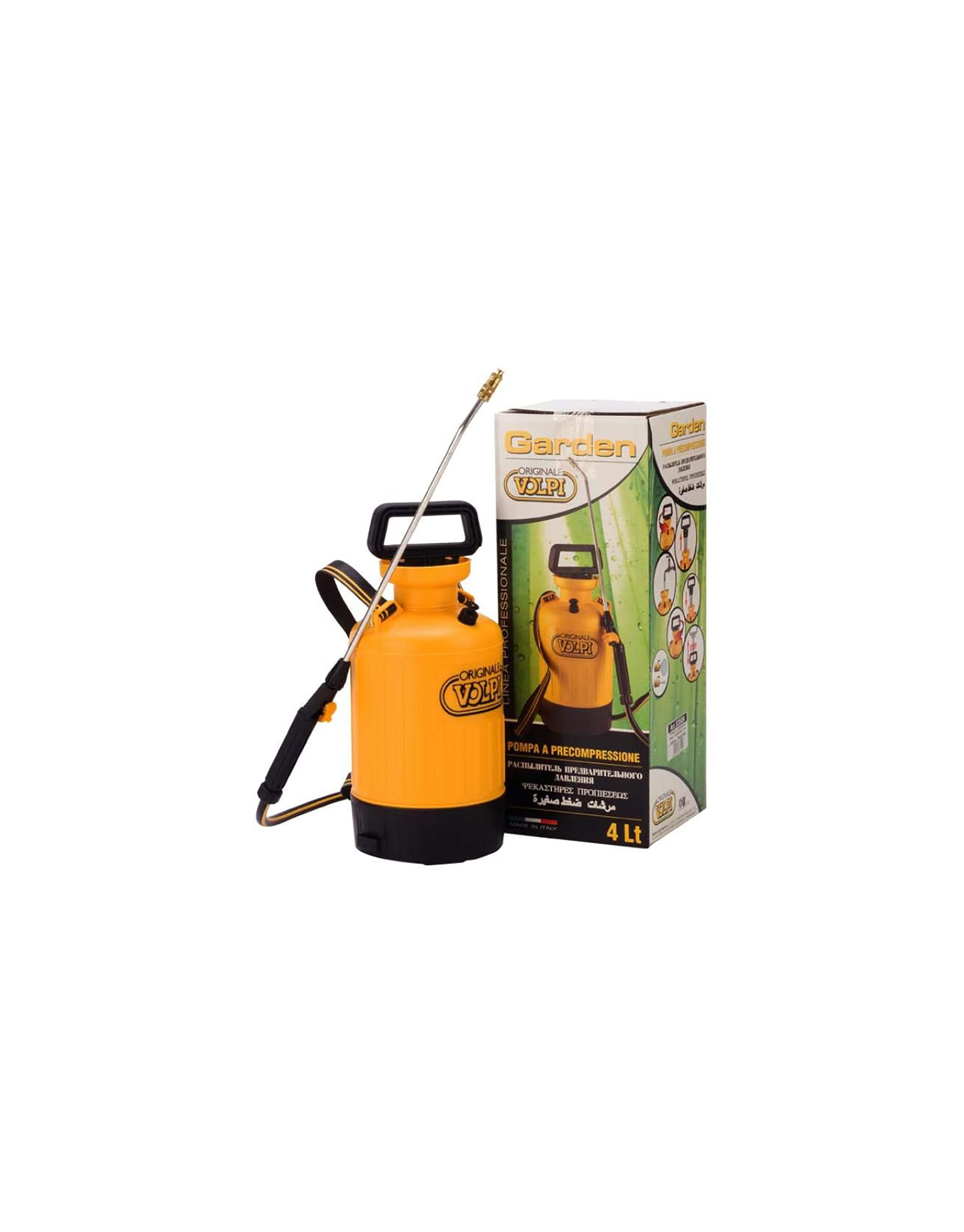 Volpi 4L Garden Sprayer With Lance Includes Shoulder Strap - Adex