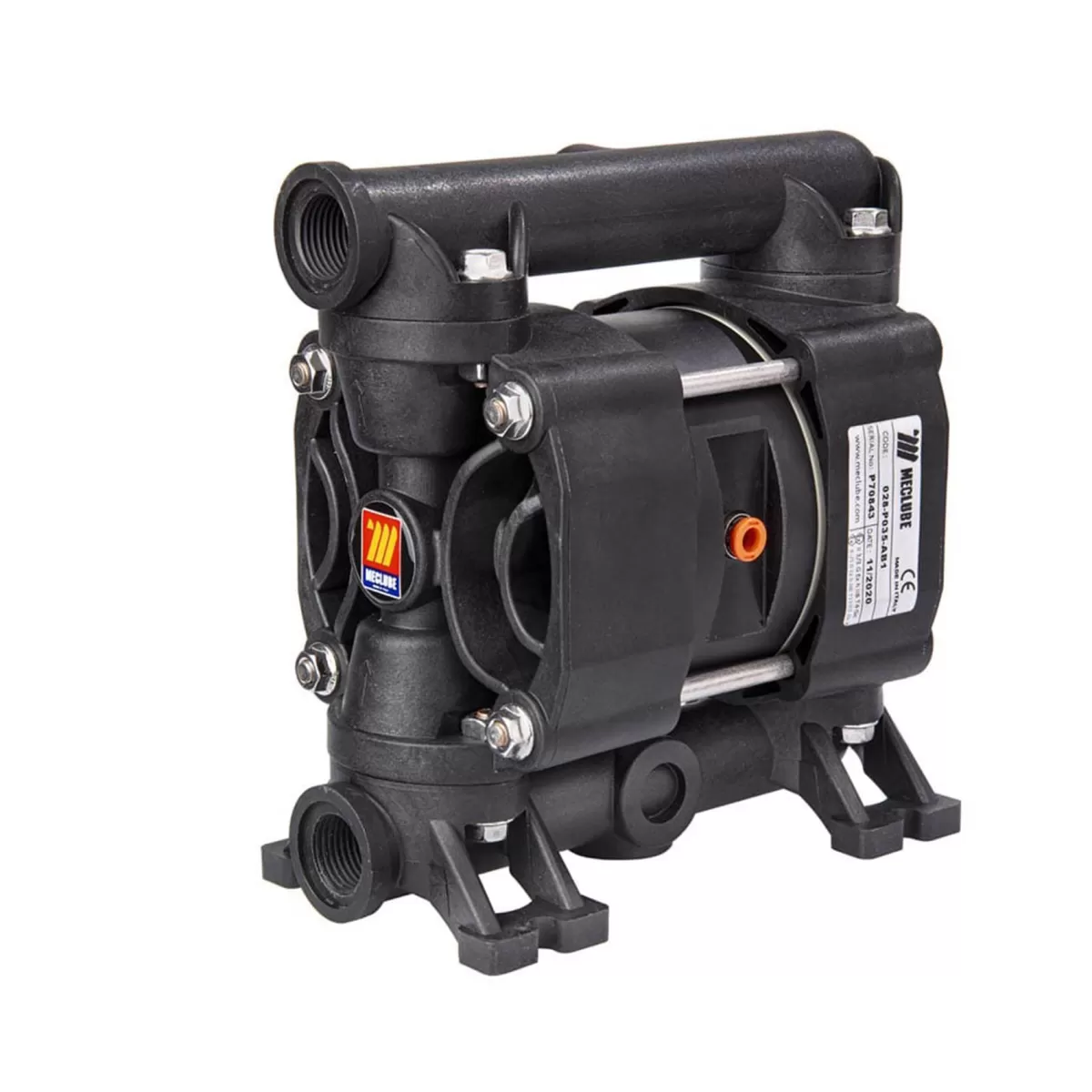 MECLUBE AIR-OPERATED DOUBLE DIAPHRAGM PUMPS 1/2 INCH MOD. P35 MADE OF ...